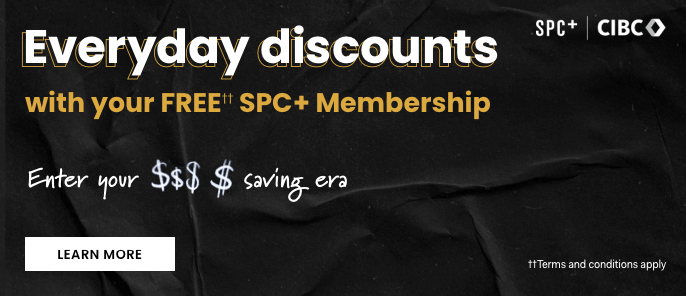 CIBC x Student Price Card | Free SPC+ Membership